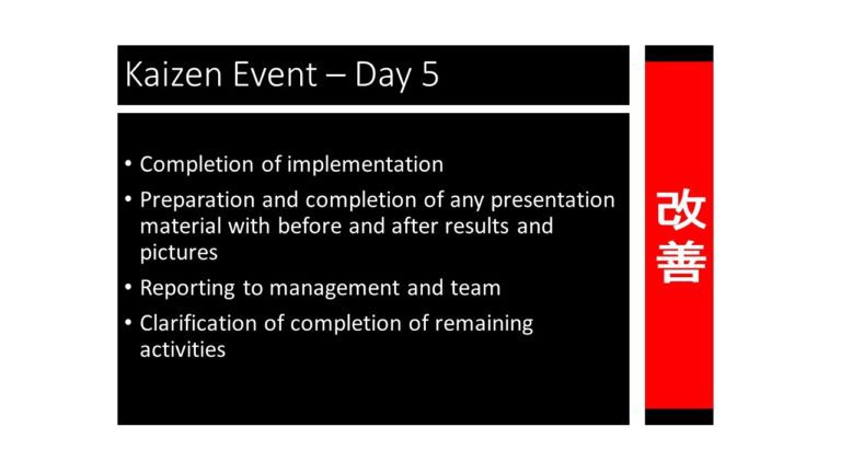Kaizen Events: How and when to use them - Know Industrial Engineering